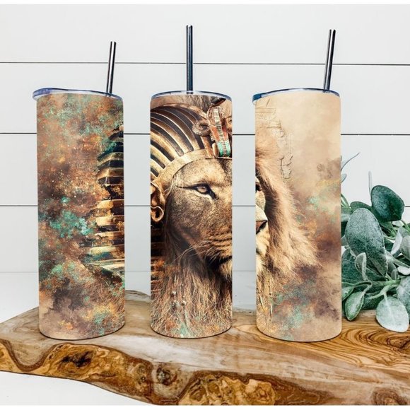 Dining | Custom 2oz Beautiful Lion Tumbler | Poshmark